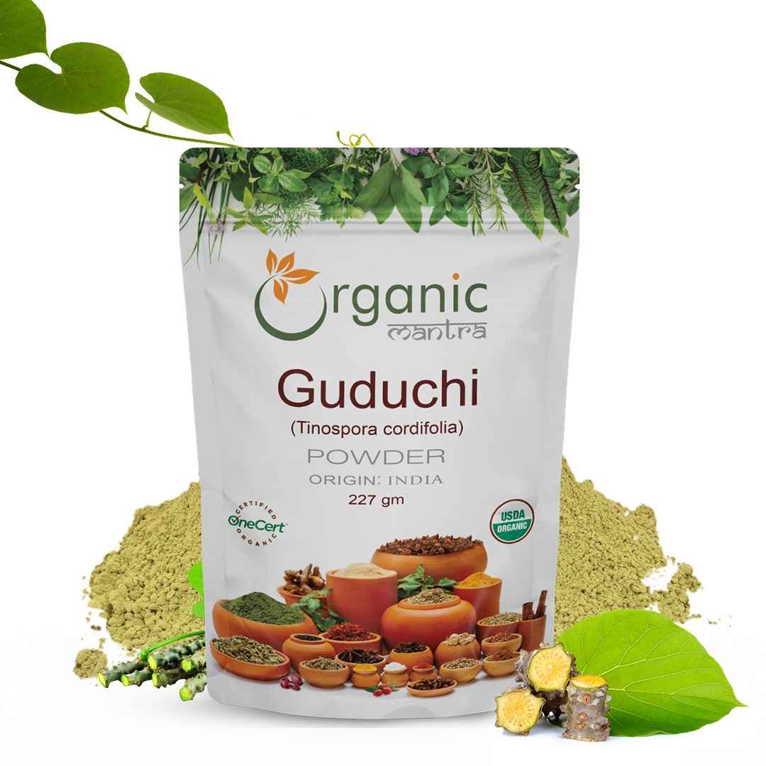 Buy Organic Guduchi Powder Online | Canada & USA | Organicmantra ...