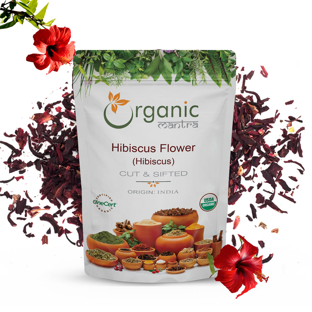 Buy Organic Hibiscus Flower - Cut & Sifted Online | Canada & USA ...